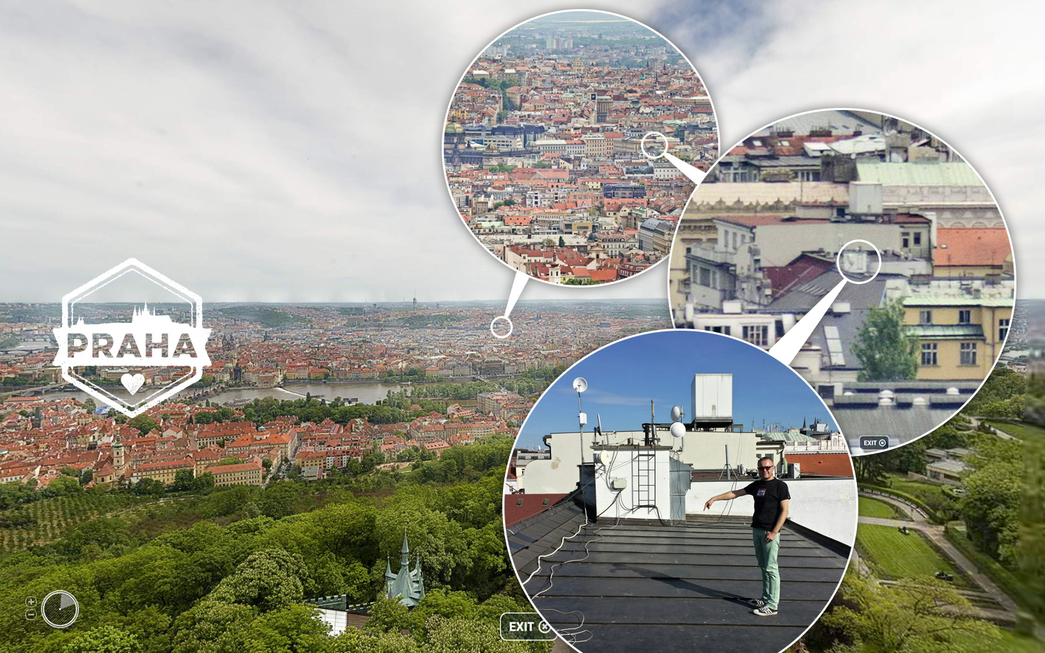 Prolétněte se Prahou ve veleobřím panoramatickém snímku: možná se tam ...