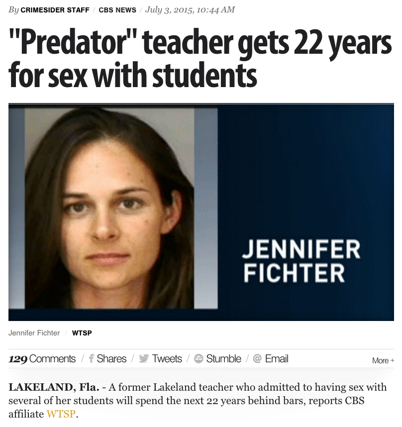 7 důvodů, proč osvobodit „učitelku zajíčků“ Jennifer Fichter – G.cz